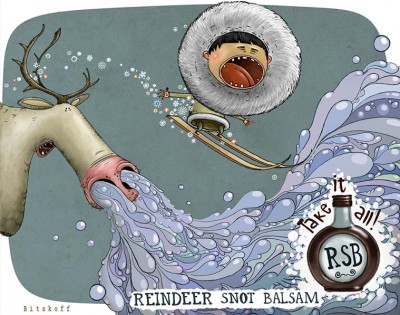 Reindeer Snot Balsam advert - IckyPen